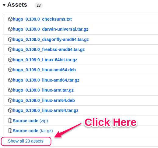 Assets For Windows 64 Bit Not Showing Up For Any Hugo Release · Issue 10618 · Gohugoio Hugo