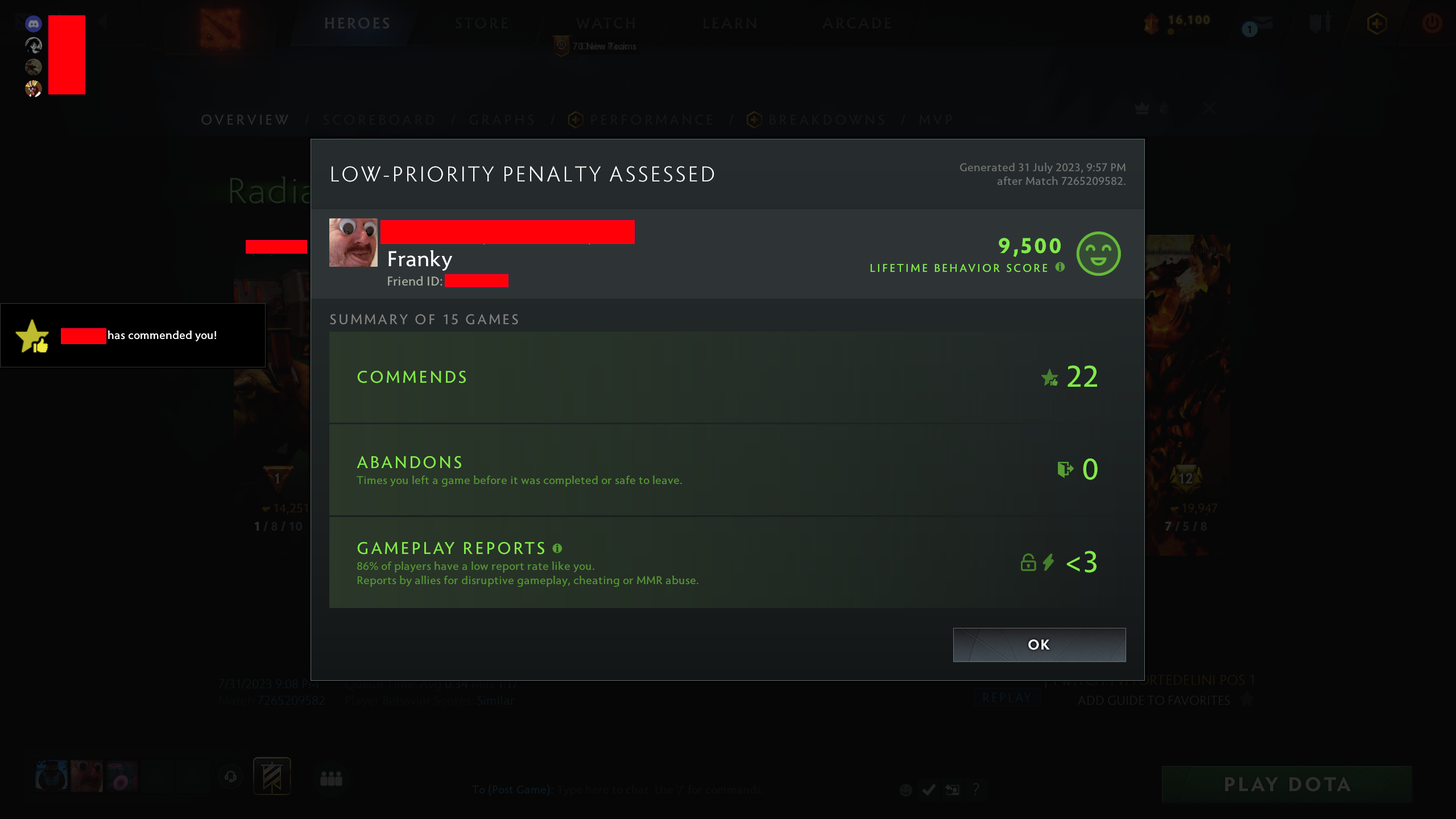 Get temporarly ban multiple times · Issue #10366 · ValveSoftware/Dota2-Gameplay · GitHub
