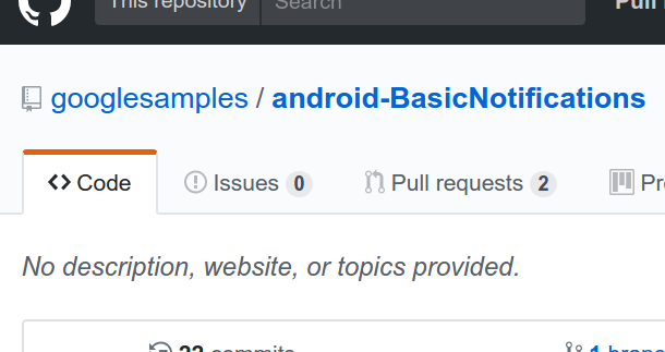 Please add repo description · Issue #6 · googlearchive/android-BasicNotifications · GitHub