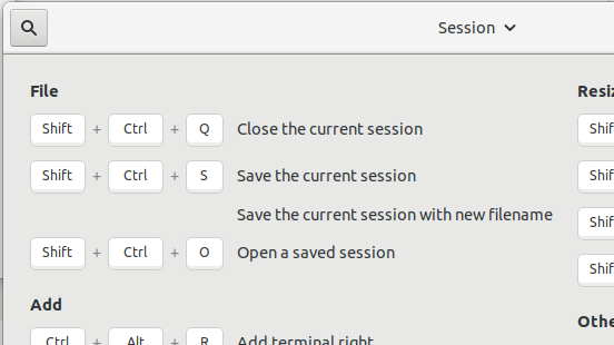 Search through shortcuts should display the shortcut · Issue #1737 ...