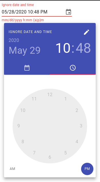 v4: minDateTime disables selecting any time · Issue #1818 · mui/material-ui-pickers · GitHub