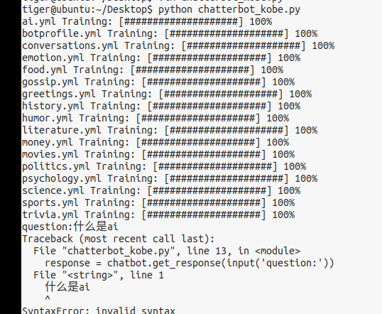 Use Chinese Corpus · Issue #1280 · gunthercox/ChatterBot · GitHub