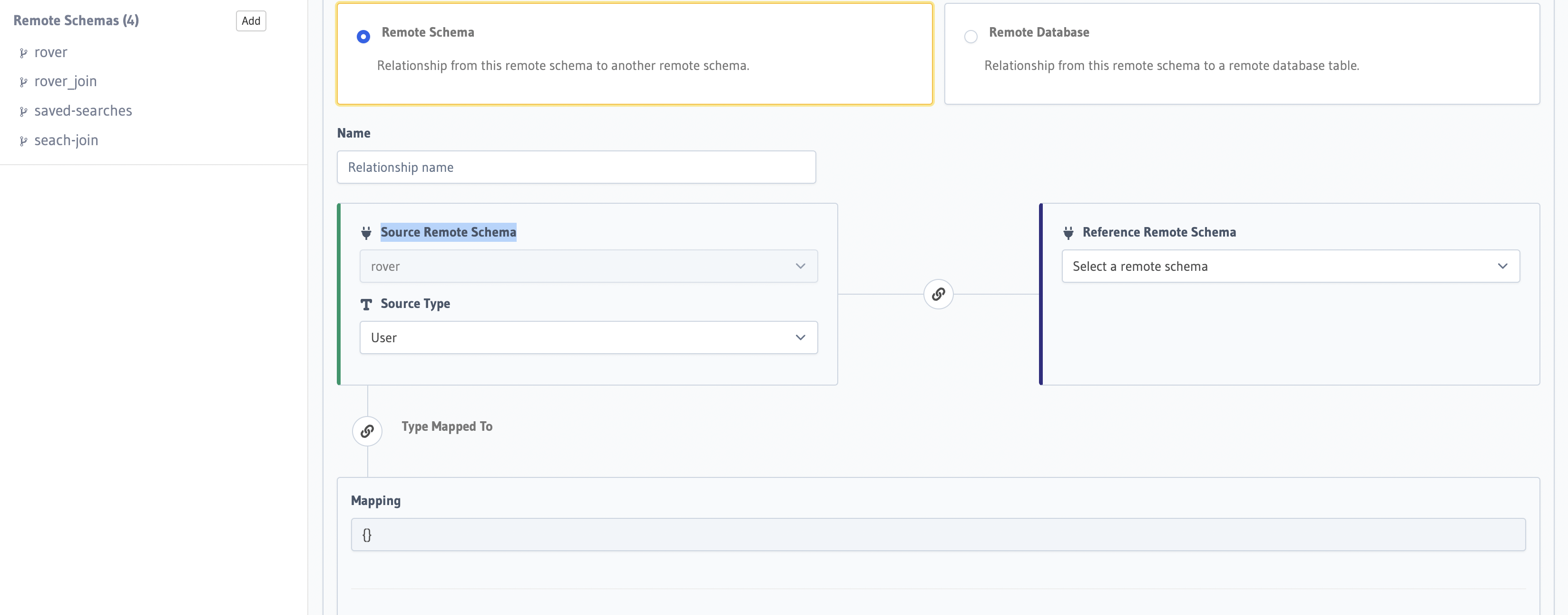 Remote Schema - Self Referencing Relationships · Issue #8495 · hasura/graphql-engine · GitHub