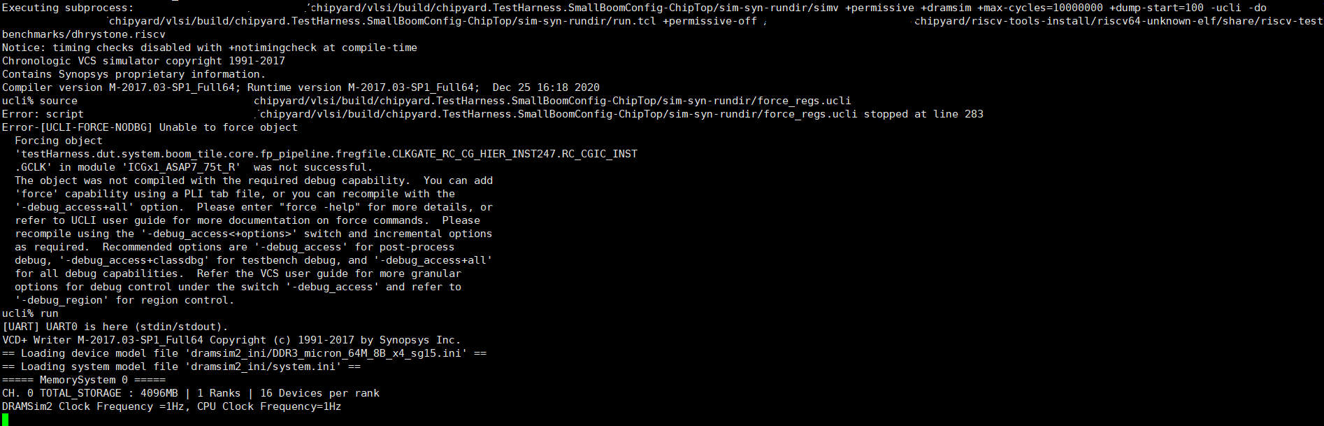 Simulation with BOOM SoC for a long time · Issue #746 · ucb-bar/chipyard · GitHub