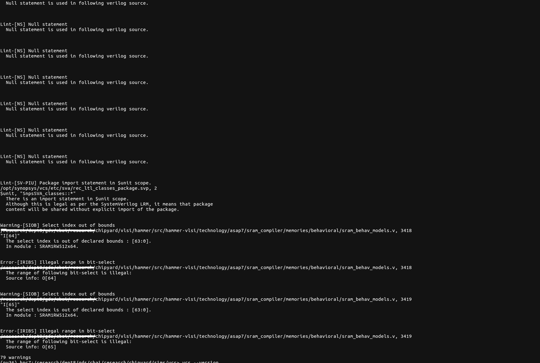 Failed to Build the Simulator with VCS · Issue #929 · ucb-bar/chipyard · GitHub