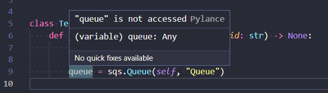 variable types are not inferred and always treated as `Any` for AWS CDK resources · Issue #4470 ...