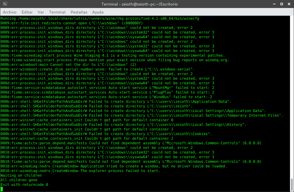 Lutris I Dont Create Wineprefix Correctly · Issue 1958 · Lutrislutris · Github