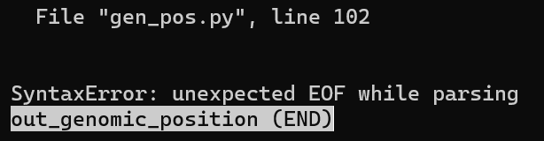 converting transcripts and transcriptomic position obtained through ...