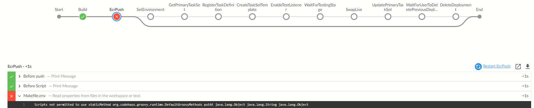 Jenkins stage EcrPush failing · Issue #4 · aws-samples/ecs-bg-external-controller · GitHub