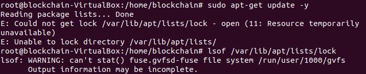 Bugs 2 : Could not get lock /var/lib/apt/lists/lock · Issue #2 · EtricKombat-zz/KOBDevOps · GitHub