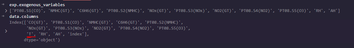 [BUG] Missing exogenous variables · Issue #2155 · pycaret/pycaret · GitHub