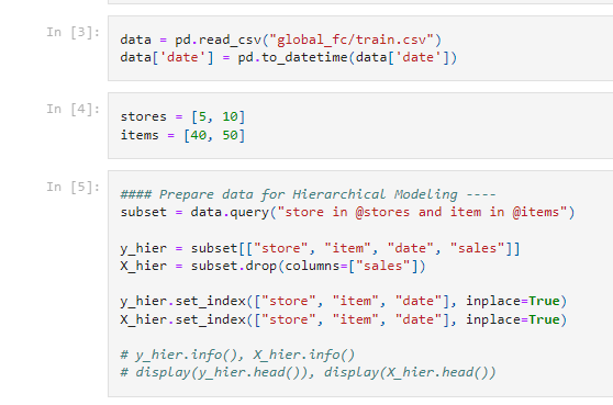 [enh] Utility Functions To Format Pandas Data Frame Into Correct Hierarchical Global Format
