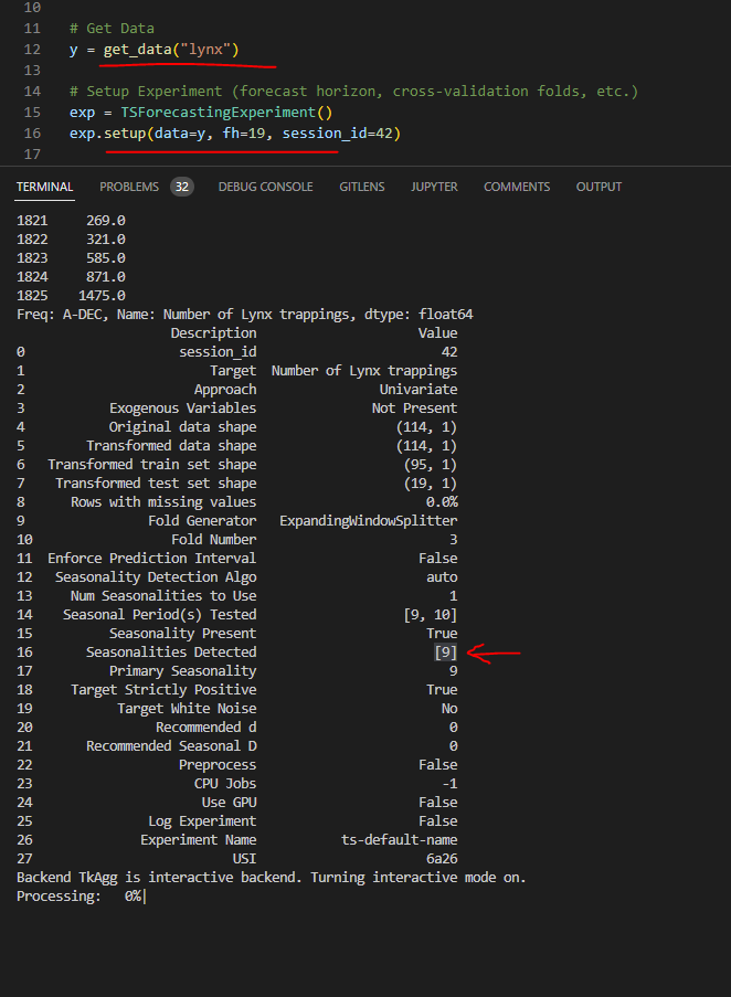 Auto Detect Seasonal Period for annual data · Issue #1408 · pycaret/pycaret · GitHub