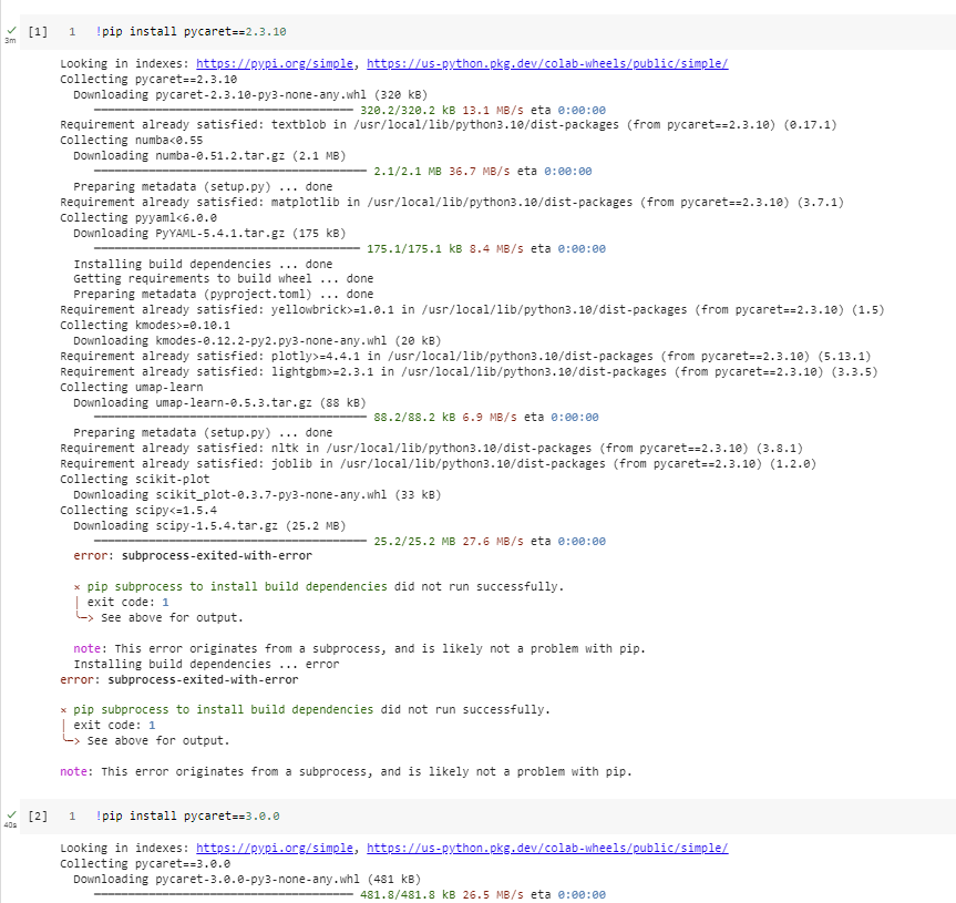 [INSTALL]: pycaret 2.3.10 not working on Colab (probably due to upgrade to python 3.10) · Issue ...