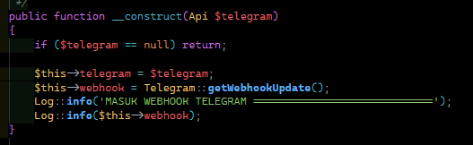The Telegram::getWebhookUpdate() result always empty array [] · Issue #1097 · irazasyed/telegram ...