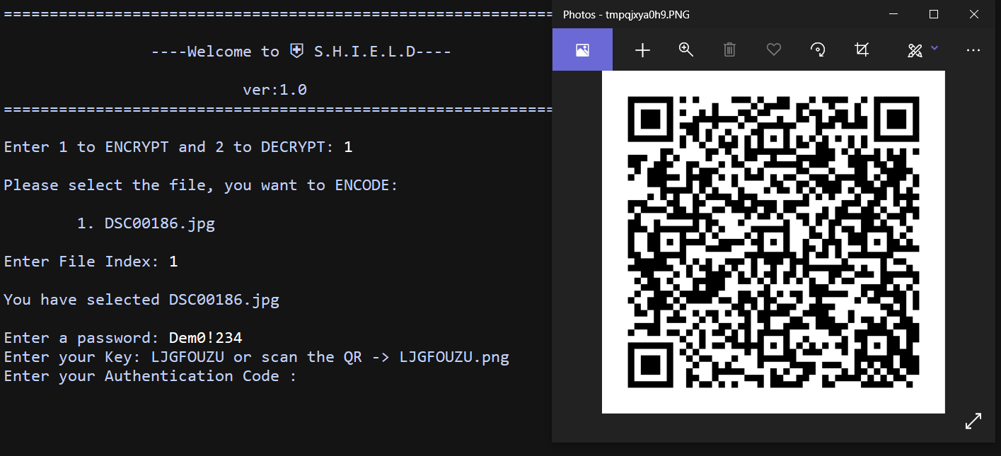 GitHub - yoursamlan/SHIELD: A File Encryption Software with 2-Factor Authentication