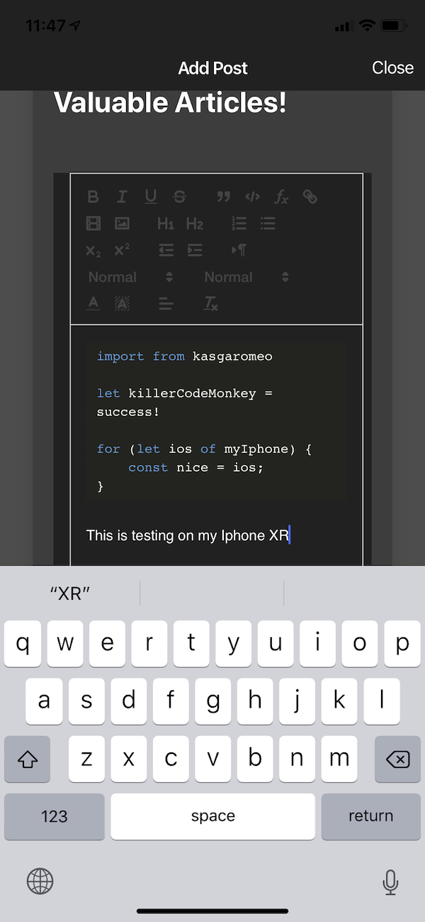 Ionic 4 with ngx-quill works fine (not issue) · Issue #335 · KillerCodeMonkey/ngx-quill · GitHub