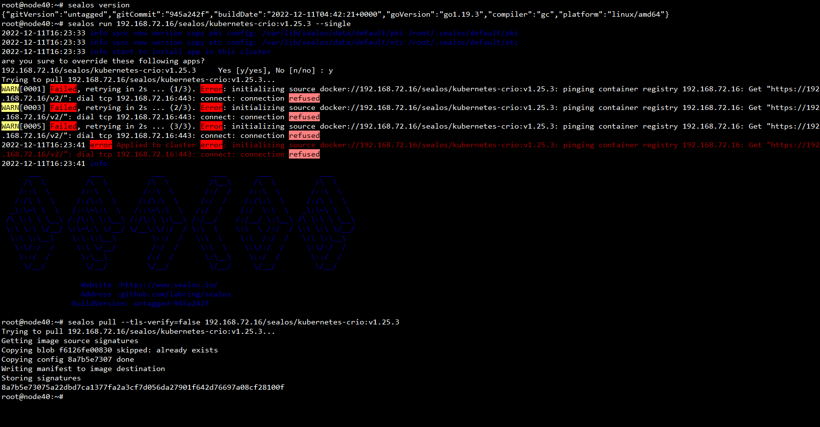 Bug Sealos Run Support Tls Verify · Issue 2226 · Labringsealos · Github