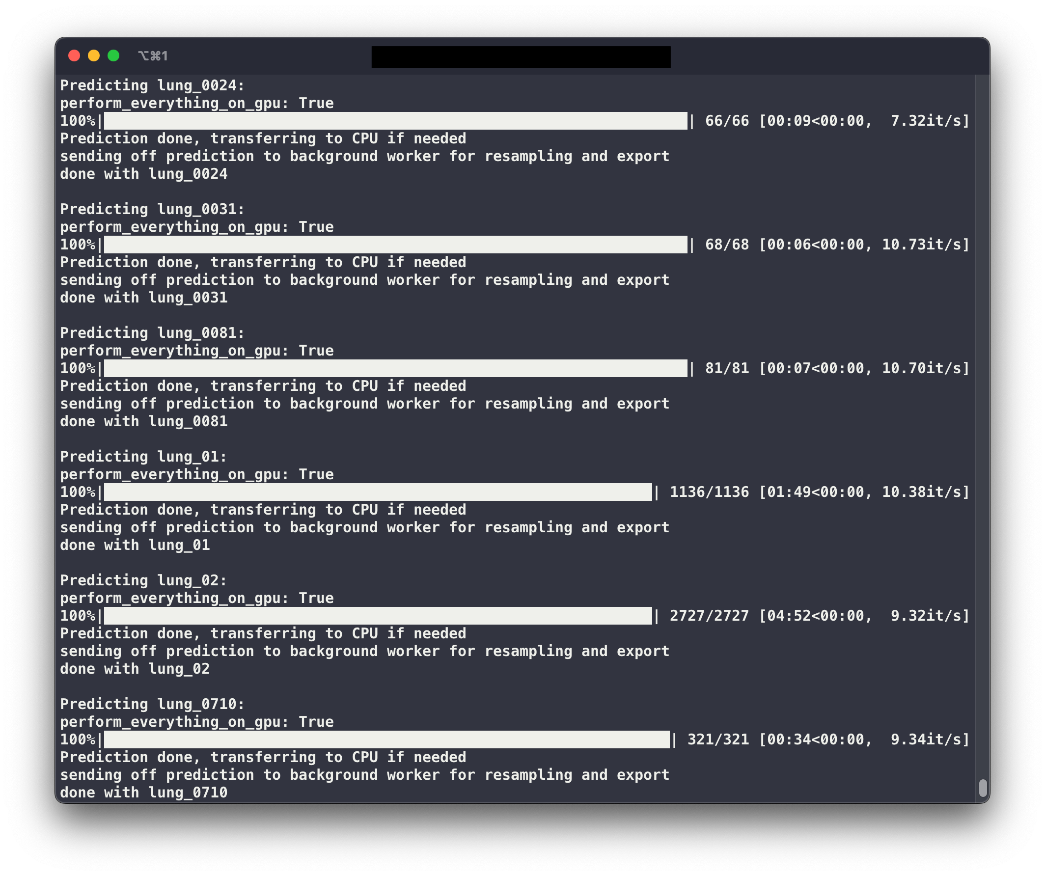 Slow inference time for double-lung images compared to single-lung images · Issue #1608 · MIC ...