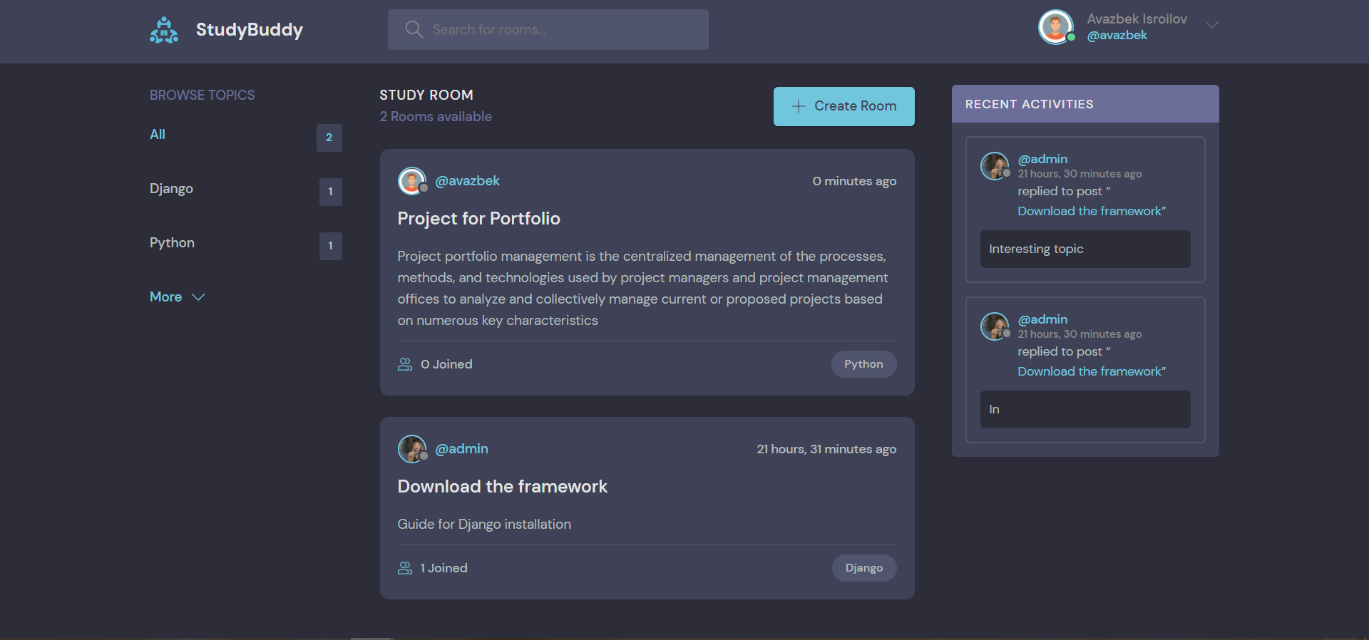 GitHub - liaz98/studychat