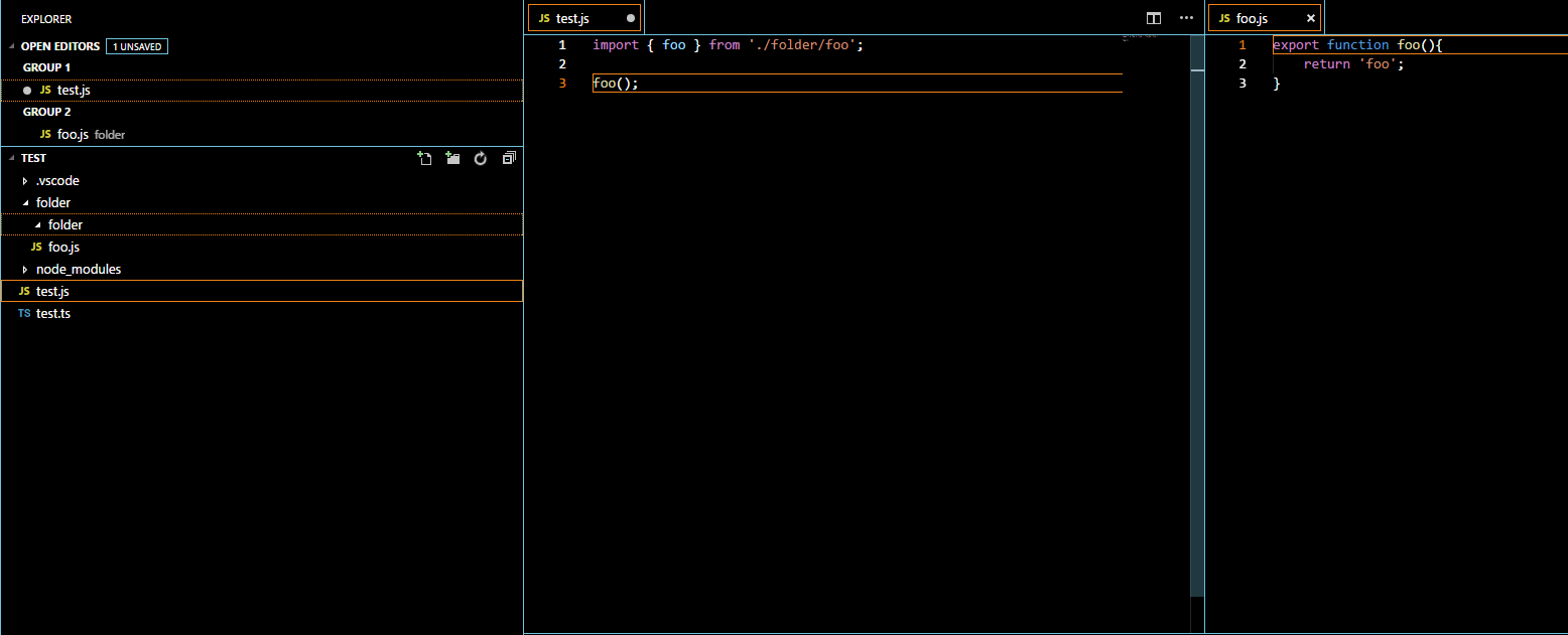 Update import paths on folder rename feature doesn't work · Issue ... Update import paths on folder rename feature doesn't work · Issue ...