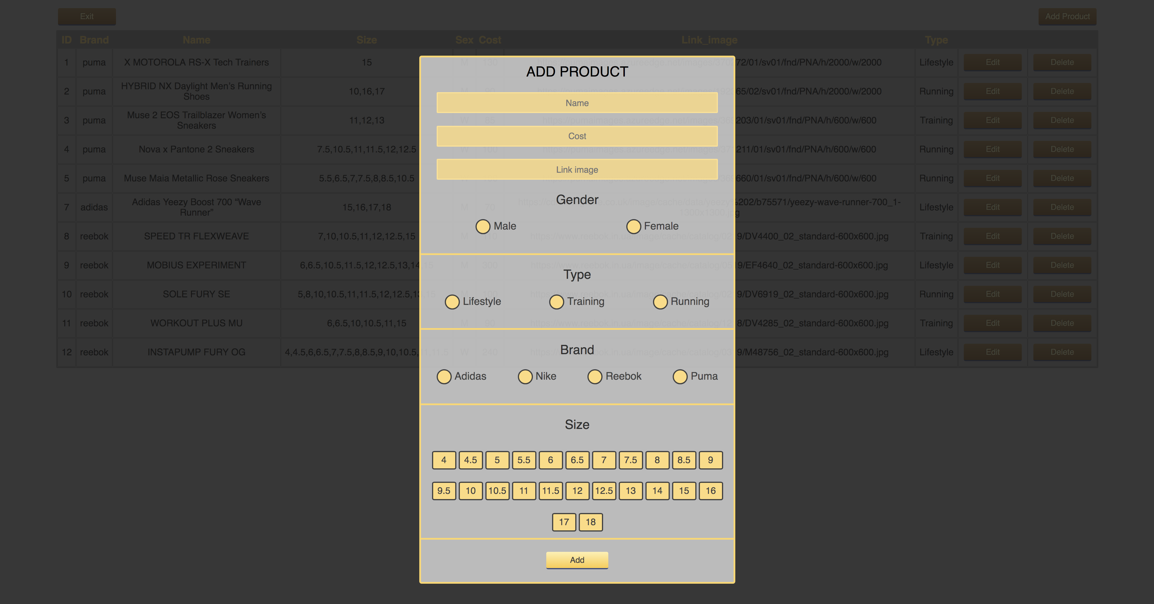 GitHub - An73/market: Online shoe store
