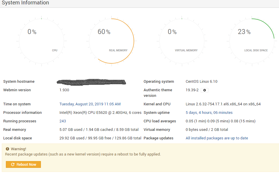 Reboot warning after Webmin update · Issue #1091 · webmin/webmin · GitHub