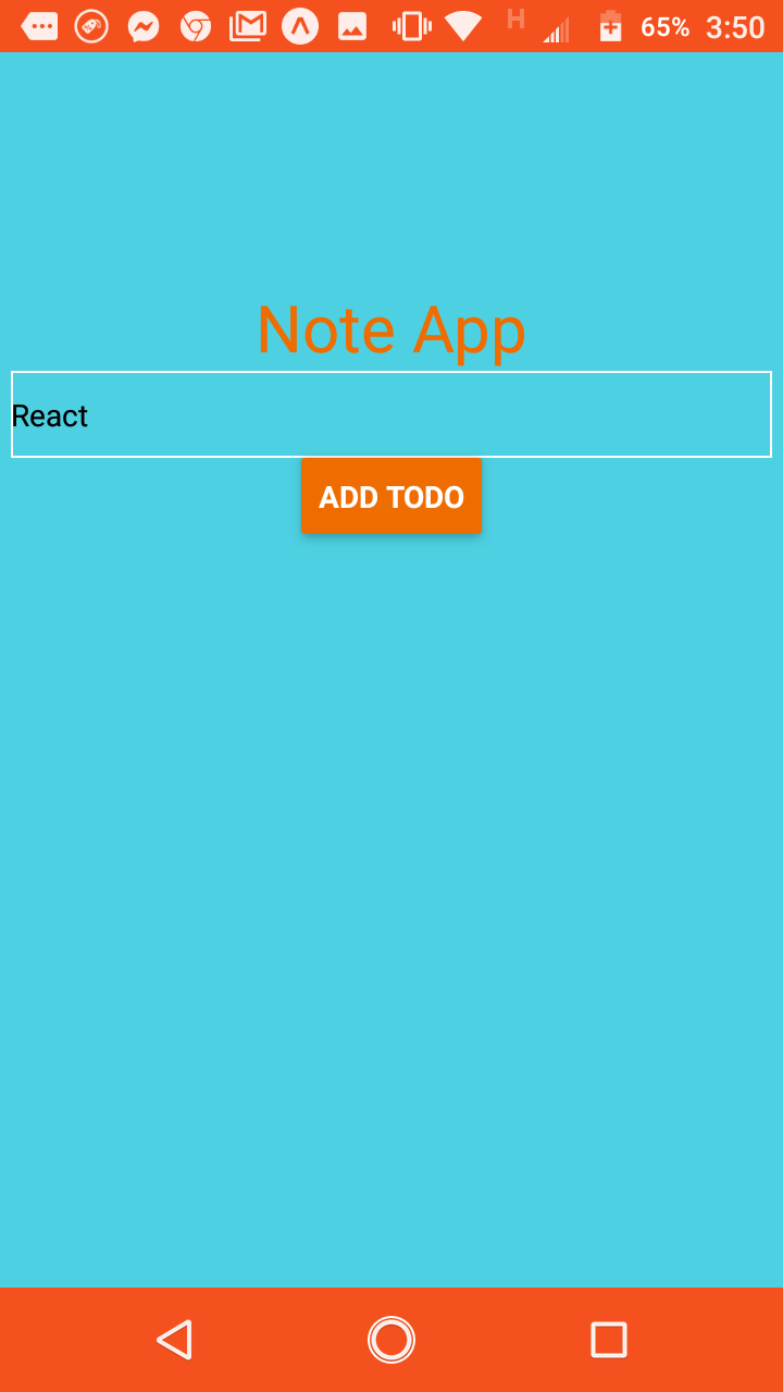 Github Mwaqaass First React Native App Simple App Consisting Of