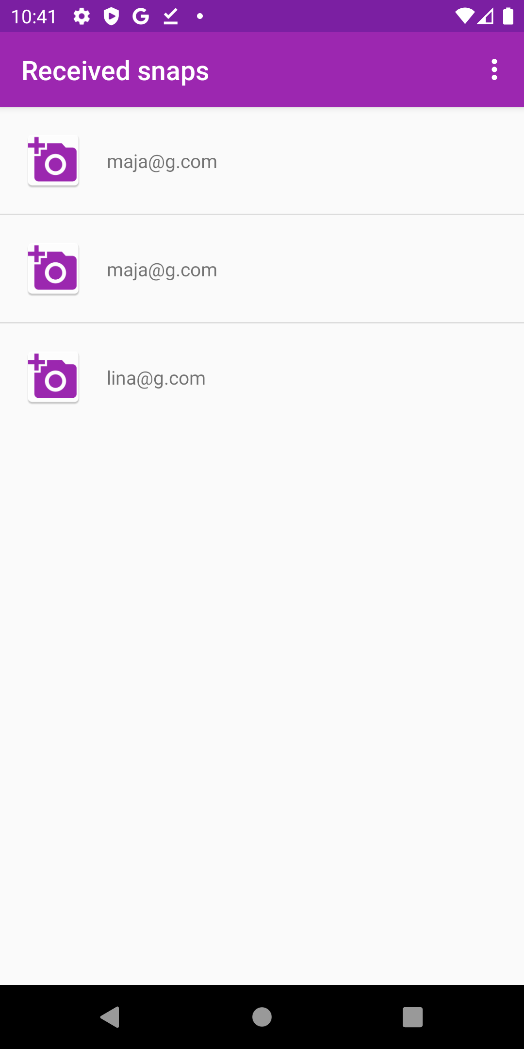 GitHub - mfrancetic/snapchat-clone: SnapchatCloneApp for The Complete Android Developer Course ...