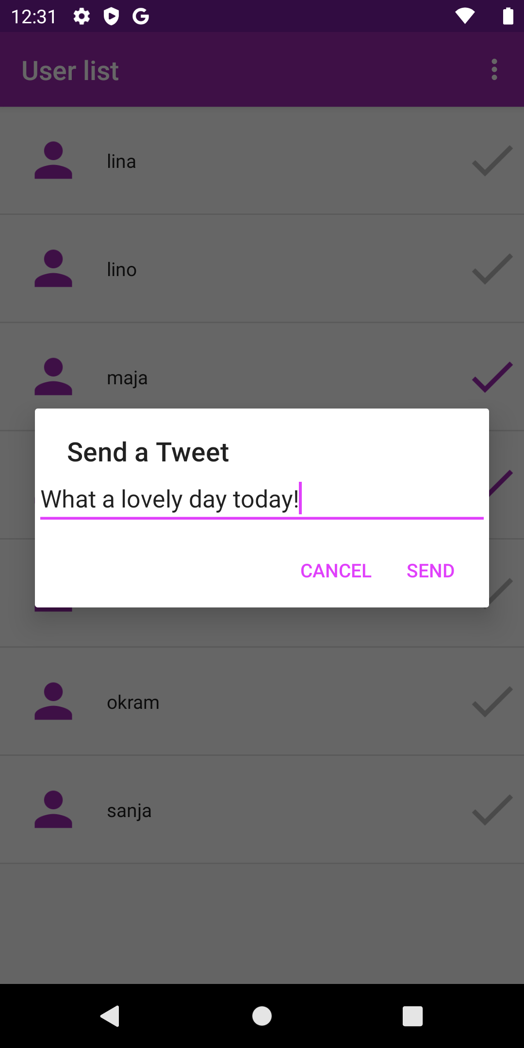 GitHub - mfrancetic/twitter-clone: TwitterClone App for The Complete Android Developer Course by ...