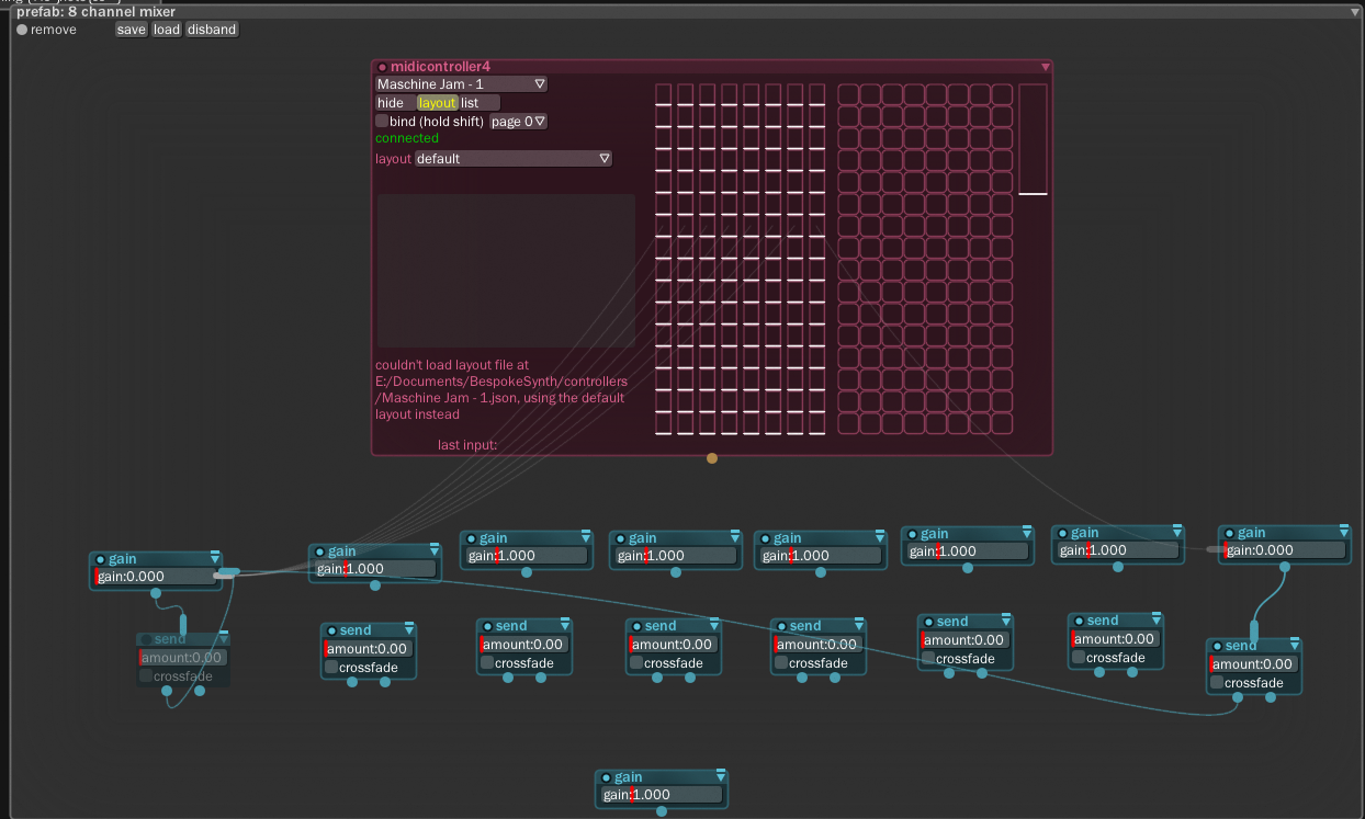 Saved prefab losing routing on load · Issue #143 · BespokeSynth/BespokeSynth · GitHub