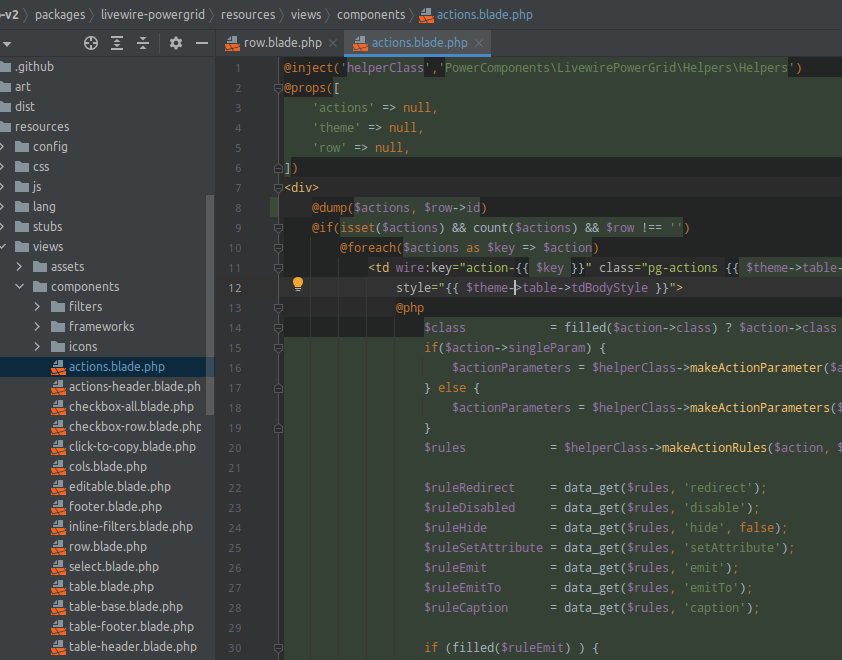 Missing Action Buttons after changing Per Page count. · Issue #276 · Power-Components/livewire ...