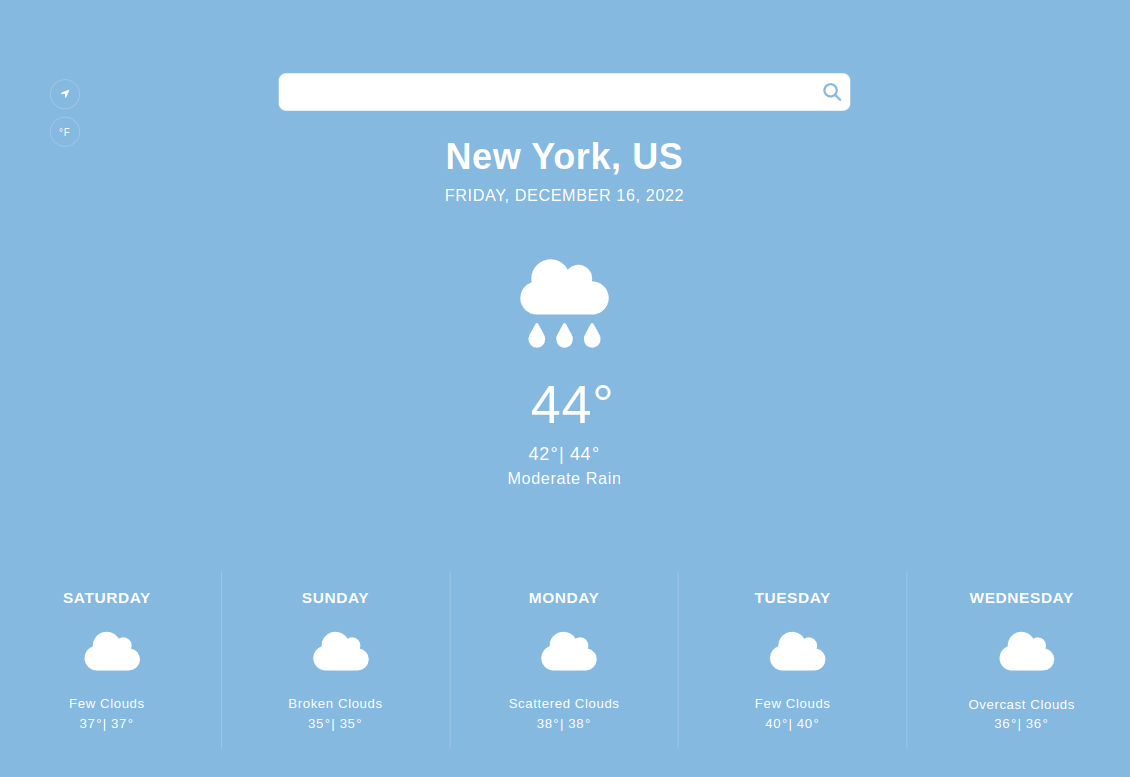 GitHub - carloscheddar/forecast-app: A Rails and React application that renders a 5 day forecast.