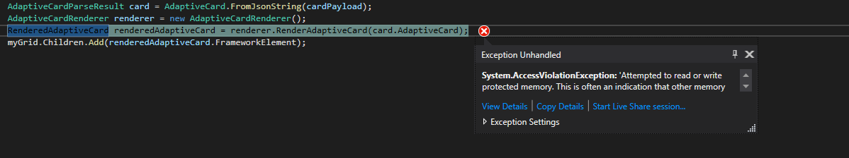 [UWP][Video Card not being rendered] · Issue #4489 · microsoft/AdaptiveCards · GitHub
