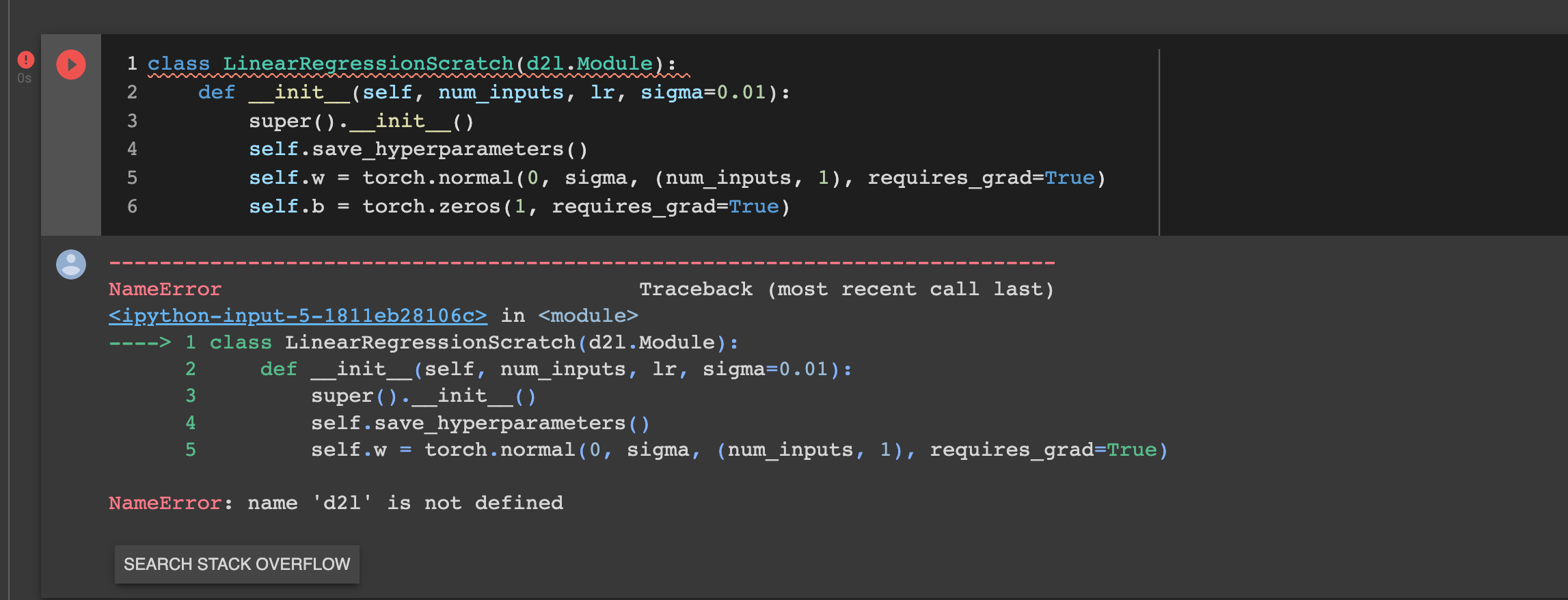 ModuleNotFoundError when running the official pytorch colab notebook · Issue #2250 · d2l-ai/d2l ...
