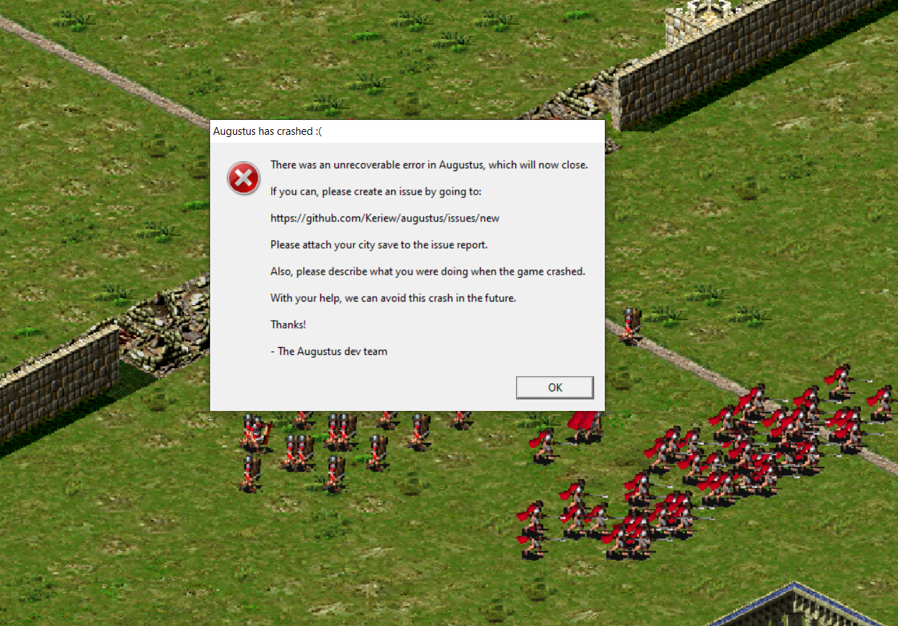 Crash after army attacking the bugged gatehouse · Issue #812 · Keriew/augustus · GitHub
