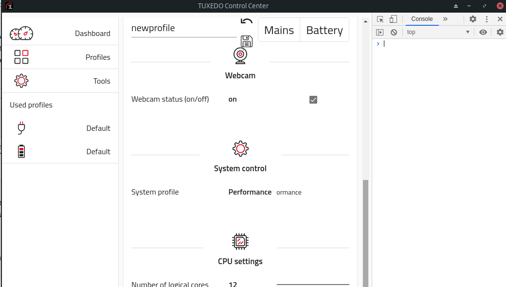 Settings reset to current values after I change in UI · Issue #151 · tuxedocomputers/tuxedo ...