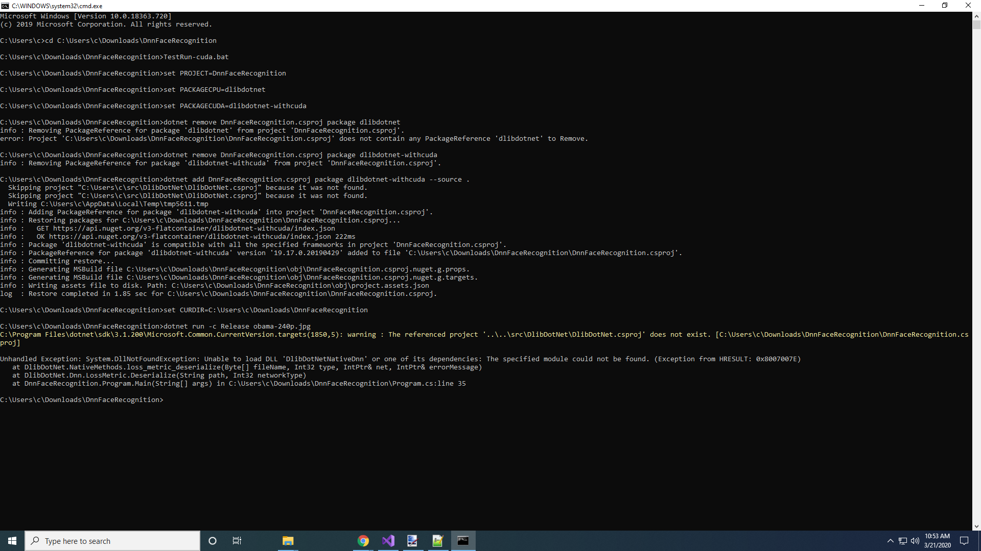 Not using CUDA · Issue #96 · takuya-takeuchi/DlibDotNet · GitHub