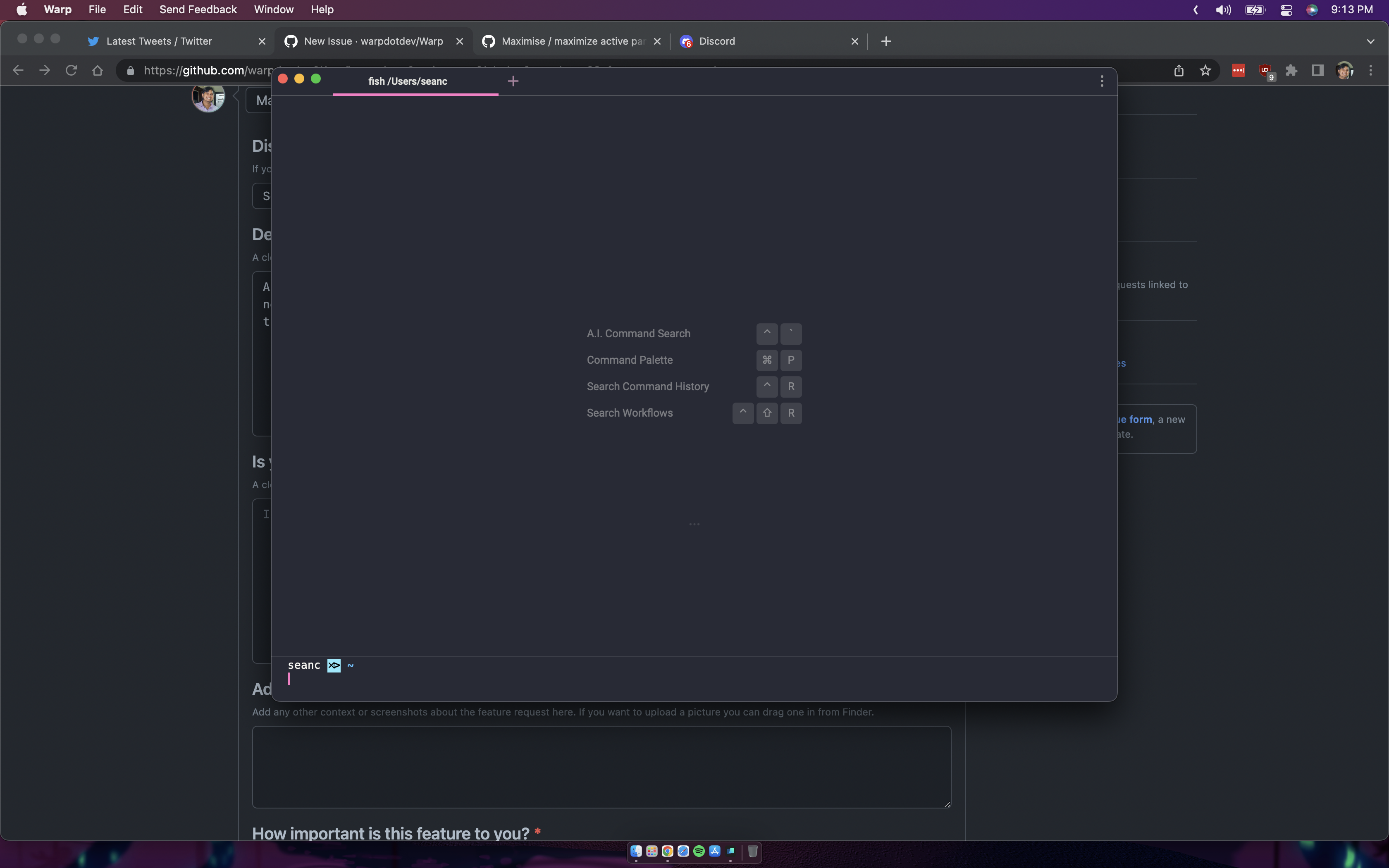 Maximize window on startup · Issue #1672 · warpdotdev/Warp · GitHub