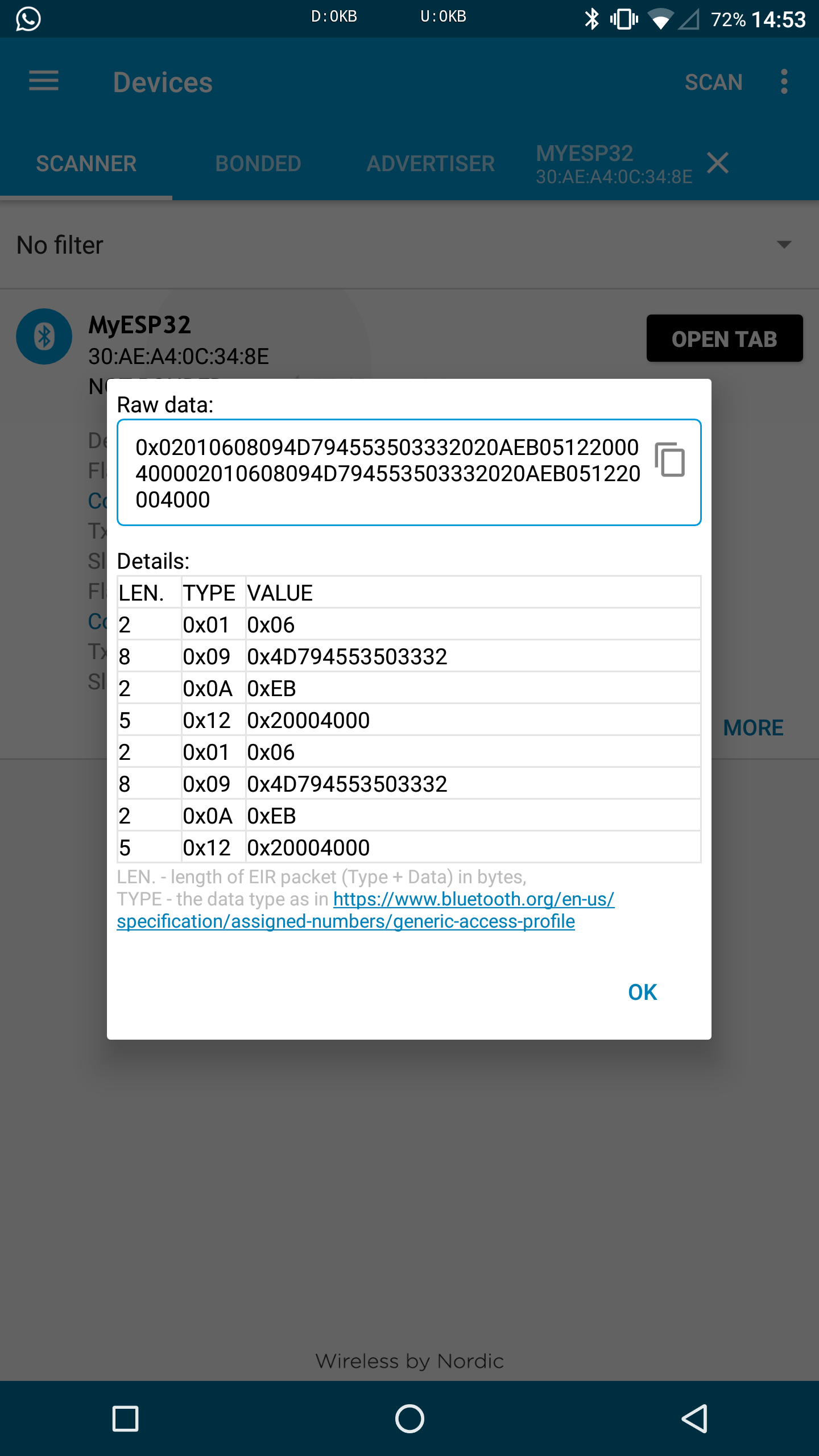 BLE beacon advertising service UUID · Issue #195 · nkolban/esp32-snippets · GitHub