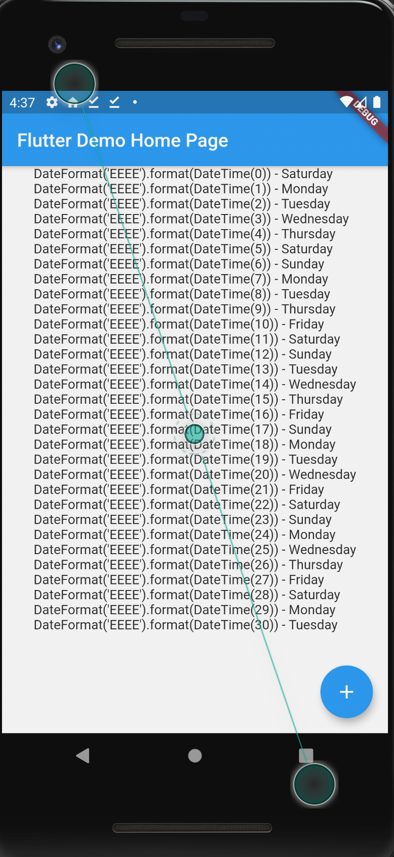 DateTime 5 When Formatted To Display Weekday Indicating Wrong Output