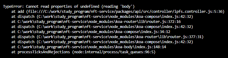 Cannot Read Properties Of Undefined Reading Body · Issue 206 · Koajskoa Body · Github