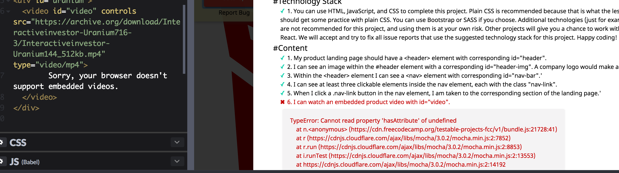 Product Landing Page Should Check Src Attribute Or Include A Separate Test That Looks For Tags 