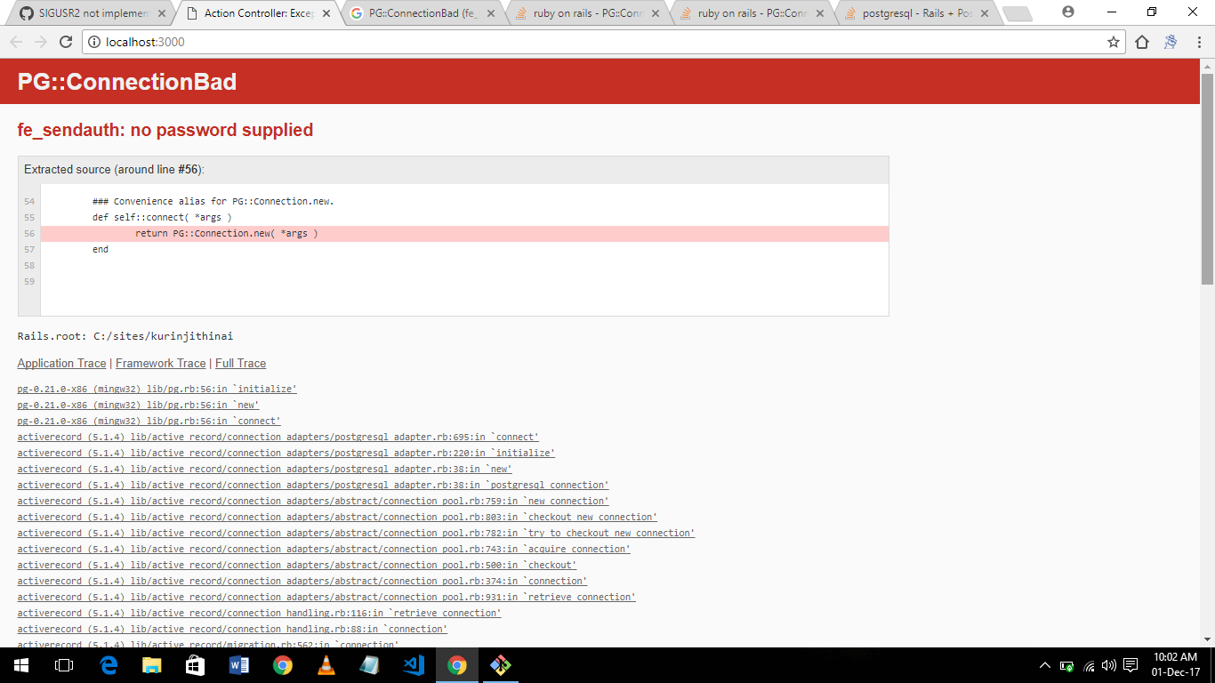 Sigusr2 Not Implemented · Issue 97 · Railsinstallerrailsinstaller Windows · Github