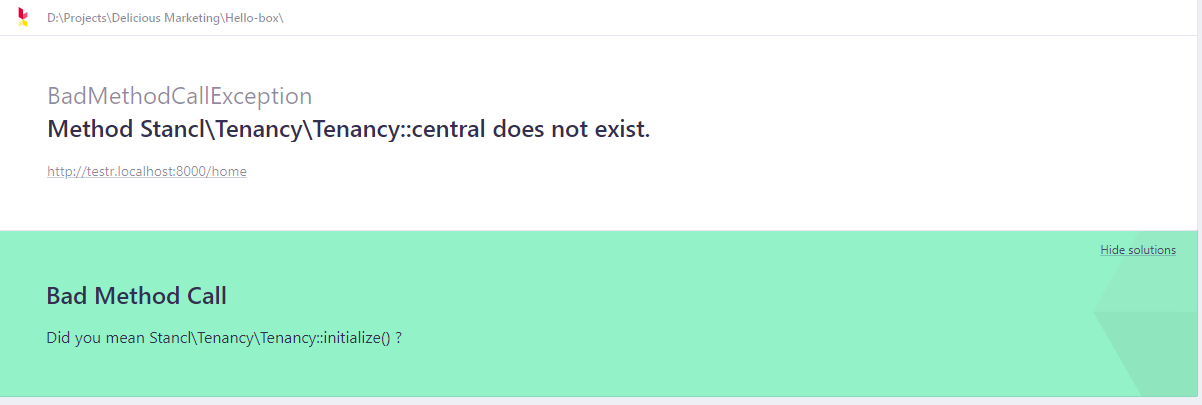 Access the data from Central DB inside tenant domain and vice versa. · Issue #567 · archtechx ...