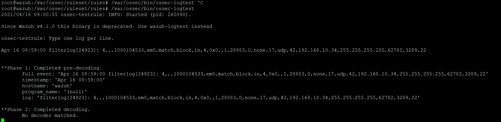 Firewall logs in wazuh · Issue #3454 · wazuh/wazuh · GitHub
