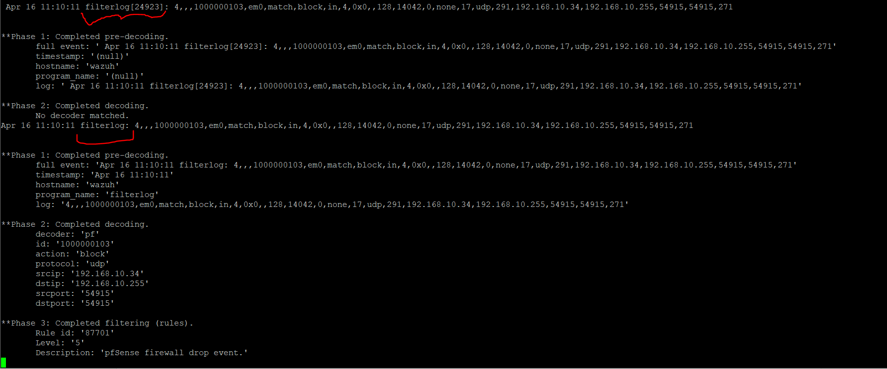 PFSENSE Firewall logs in wazuh · Issue #8235 · wazuh/wazuh · GitHub