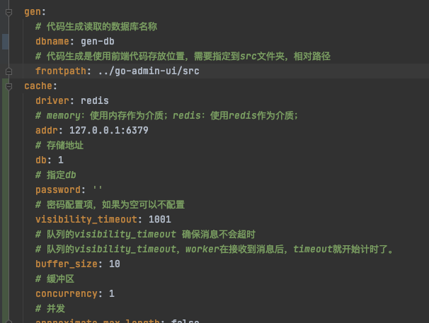 配置文件 加入 Redis 缓存 无效 · Issue #441 · go-admin-team/go-admin · GitHub