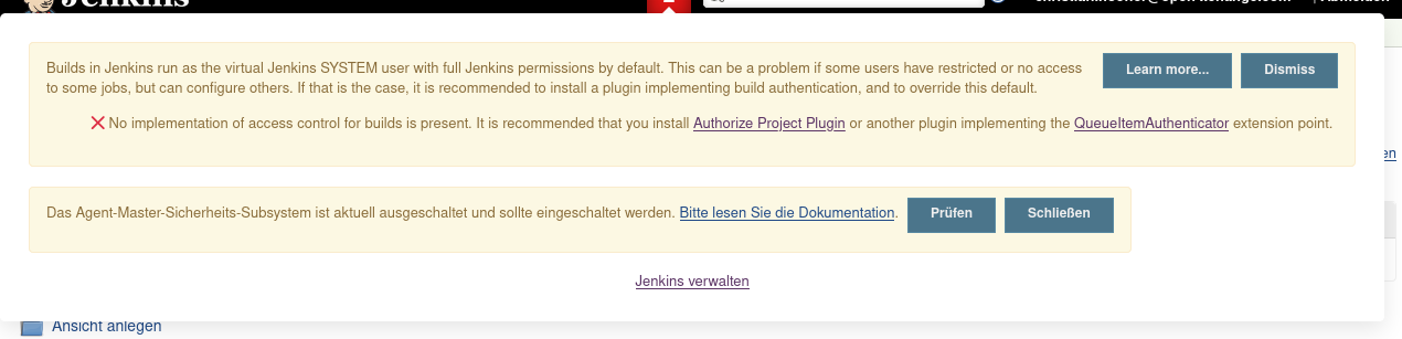 [jenkins 56774] Not Able To Set Per Project Based Settings In Authorize Project Plugin · Issue