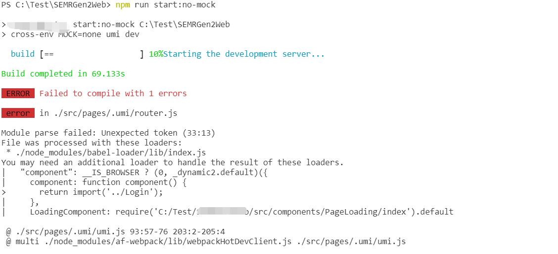 Module Parse Failed Unexpected Token In Srcpagesumirouterjs · Issue 2678 · Umijsumi 